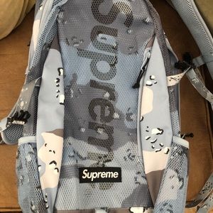 Supreme | Bags | Supreme Blue Camo Backpack | Poshmark